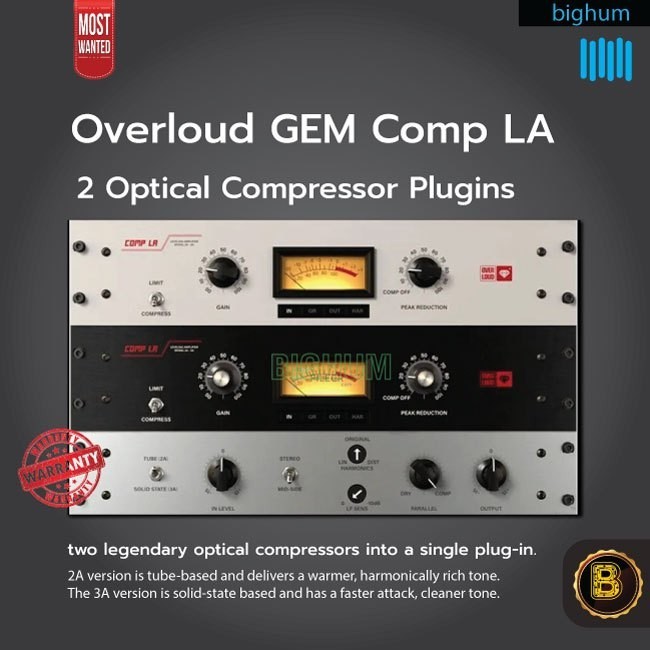 Overloud Gem Comp LA VST | Software windows / Mac | Shopee Thailand
