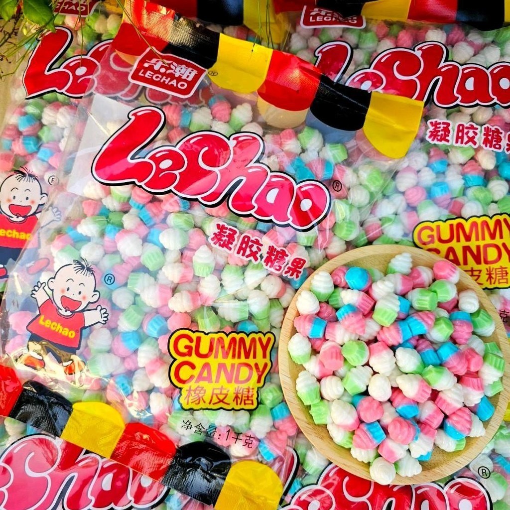 (ยกลัง 10Kg.)เยลลี่คัพเค้ก Lechao แพ็คเก็จถุงละ 1 กิโลกรัม | Shopee ...