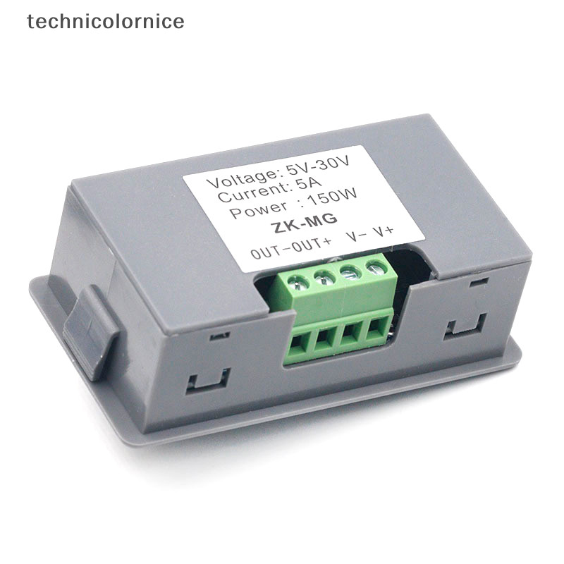 Technicolornice DC 5-30V 12v 24v 5A DC Motor Controller PWM ปรับความ ...