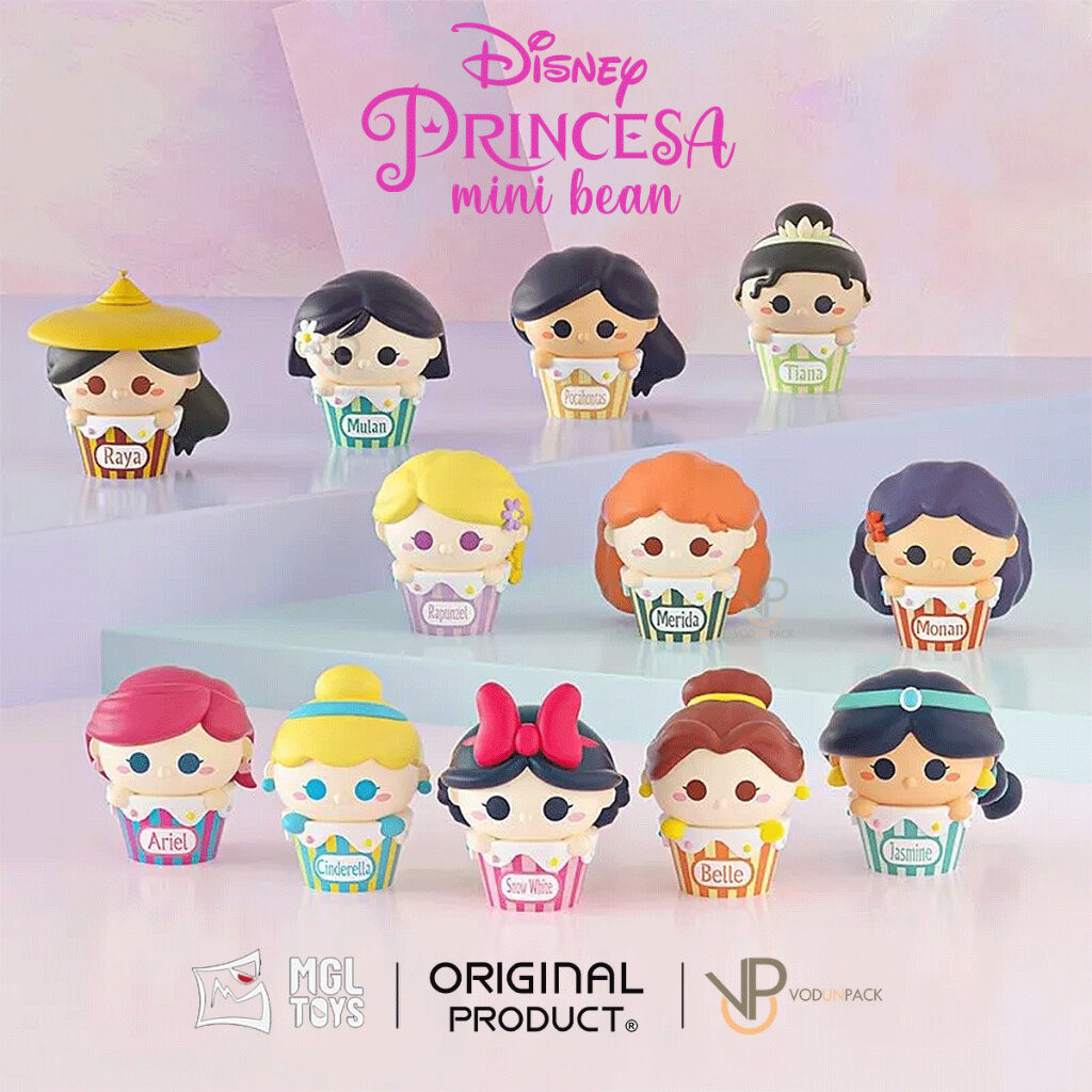 MGL TOYS โมเดลซองสุ่ม เจ้าหญิง Disney Princess Bean งานลิขสิทธิ์ของแท้ ...