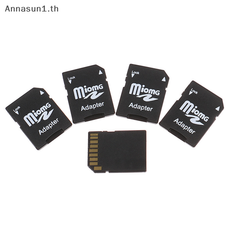 Annasun 5 ชิ้น Micro SD Trans Flash TF ถึง SD HC การ์ดหน่วยความจําอะแดป ...