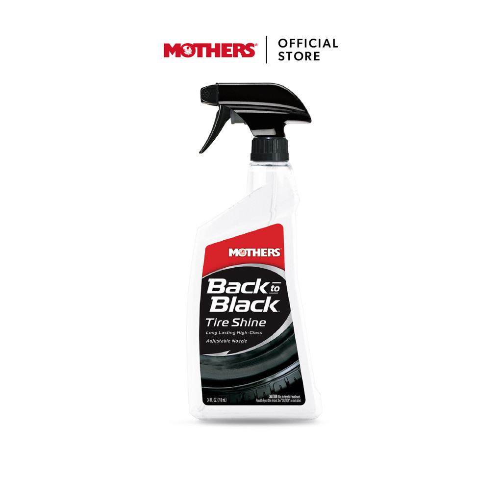Mothers® Back-to-Black® High-Gloss Tire Shine สเปรย์เคลือบเงายาง (710 ...