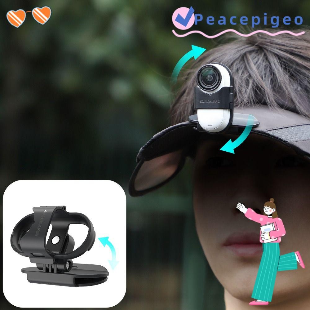 Peacepigeo คลิปหมวก, 360 หมุนอุปกรณ์เสริมหมวก Easy Clip Mount, Action กล้อง Quick Release กรอบ ...