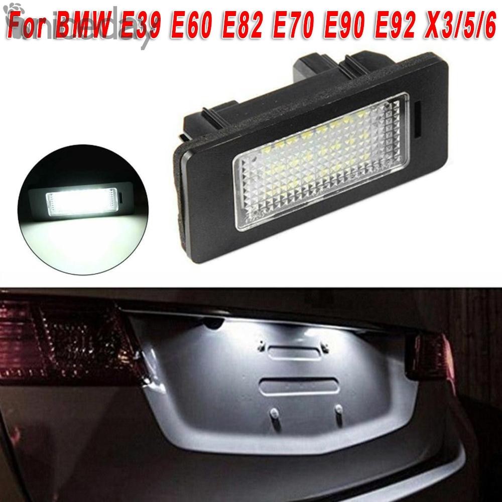 หลอดไฟป้ายทะเบียน LED กําลังสูงที่มีประสิทธิภาพสําหรับ BMW E39 E60 E82 E70 E90 E92 X356 | Shopee ...