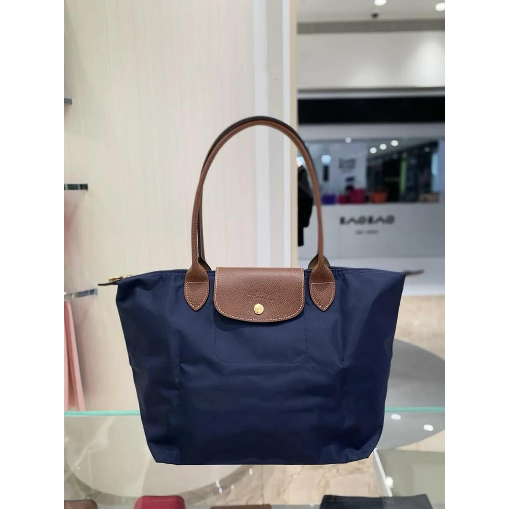 LONGCHAMP/กระเป๋า Longchong ขนาดใหญ่มือจับกระเป๋าผู้หญิงคลาสสิก ...