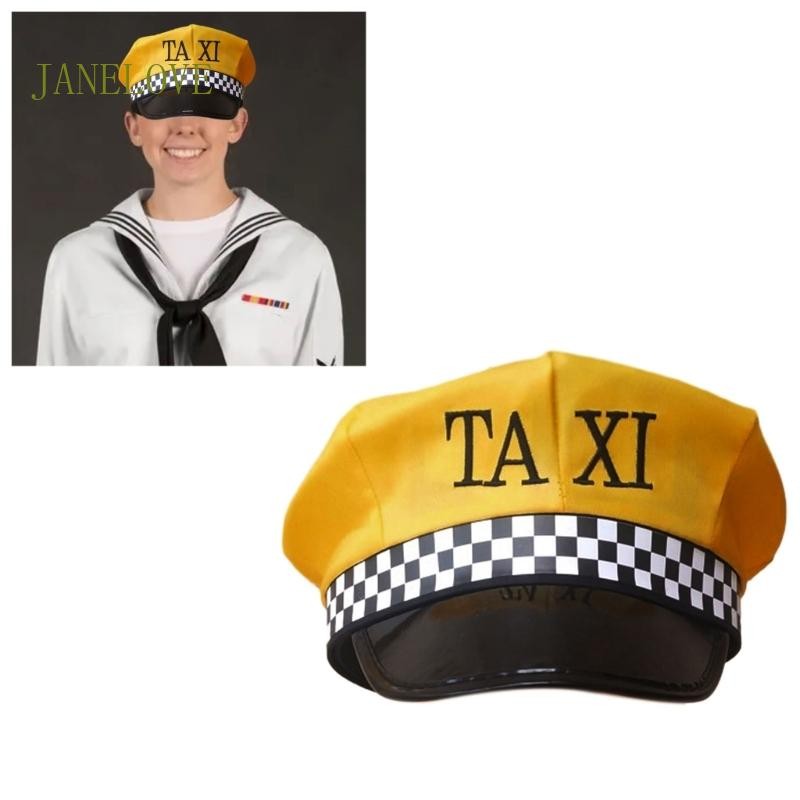 Jlove Cab Driver Top Hats Club Hat Role Play Taxi Driver Hat Halloween ...