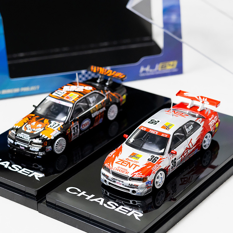 โมเดลรถเหล็กอัลลอย Hobby Japan 1/64 Toyota ESSO TOM Chaser 98 JTCC ของ ...