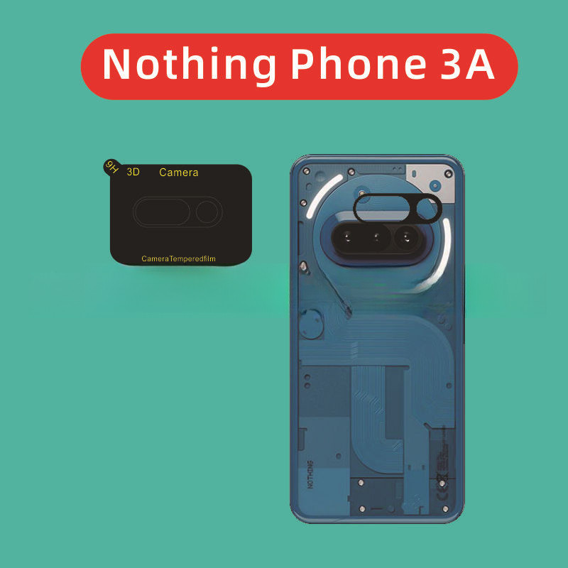 สําหรับ Nothing Phone 3a 2025 3a 5G สีดํากล้องเลนส์ Protector ฝาครอบกล้องฟิล์มป้องกัน | Shopee ...