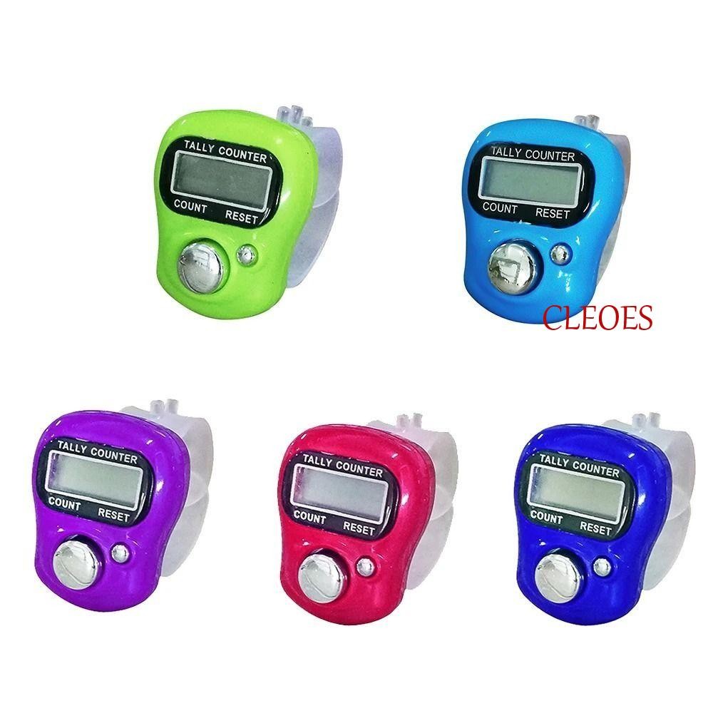 Cleoes แหวนนิ้ว Tally Counter,มือถือดิจิตอลถักแถวเคาน์เตอร์,สาน ...