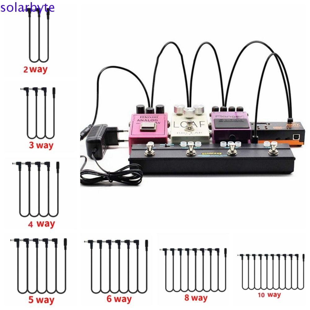 Solarbyte สายโซ่เดซี่, 1 ถึง 8 1 ถึง 2 3 5 6 8 10 วิธีกีตาร์เหยียบสายไฟ, แหล่งจ่ายไฟแยกสายไฟ ...