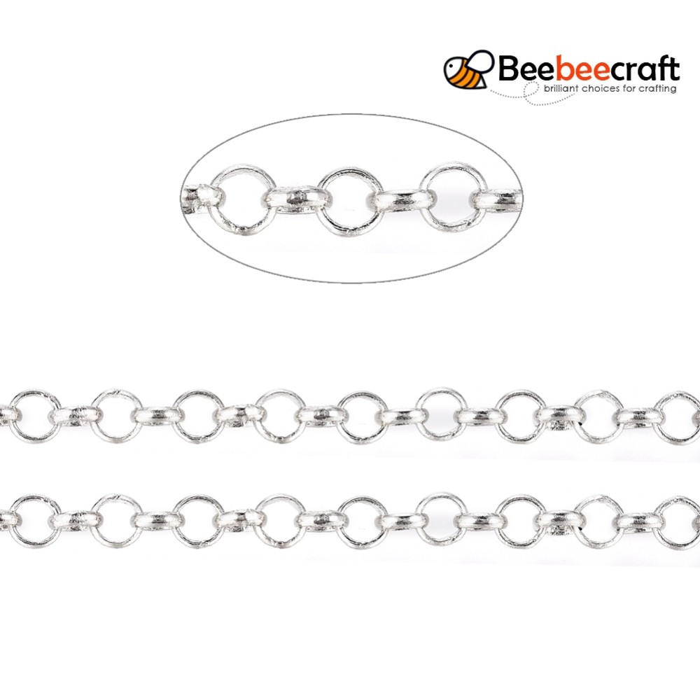 5m ทองเหลือง Rolo Chains Belcher Chains Soldered Long-Lasting Plated ...