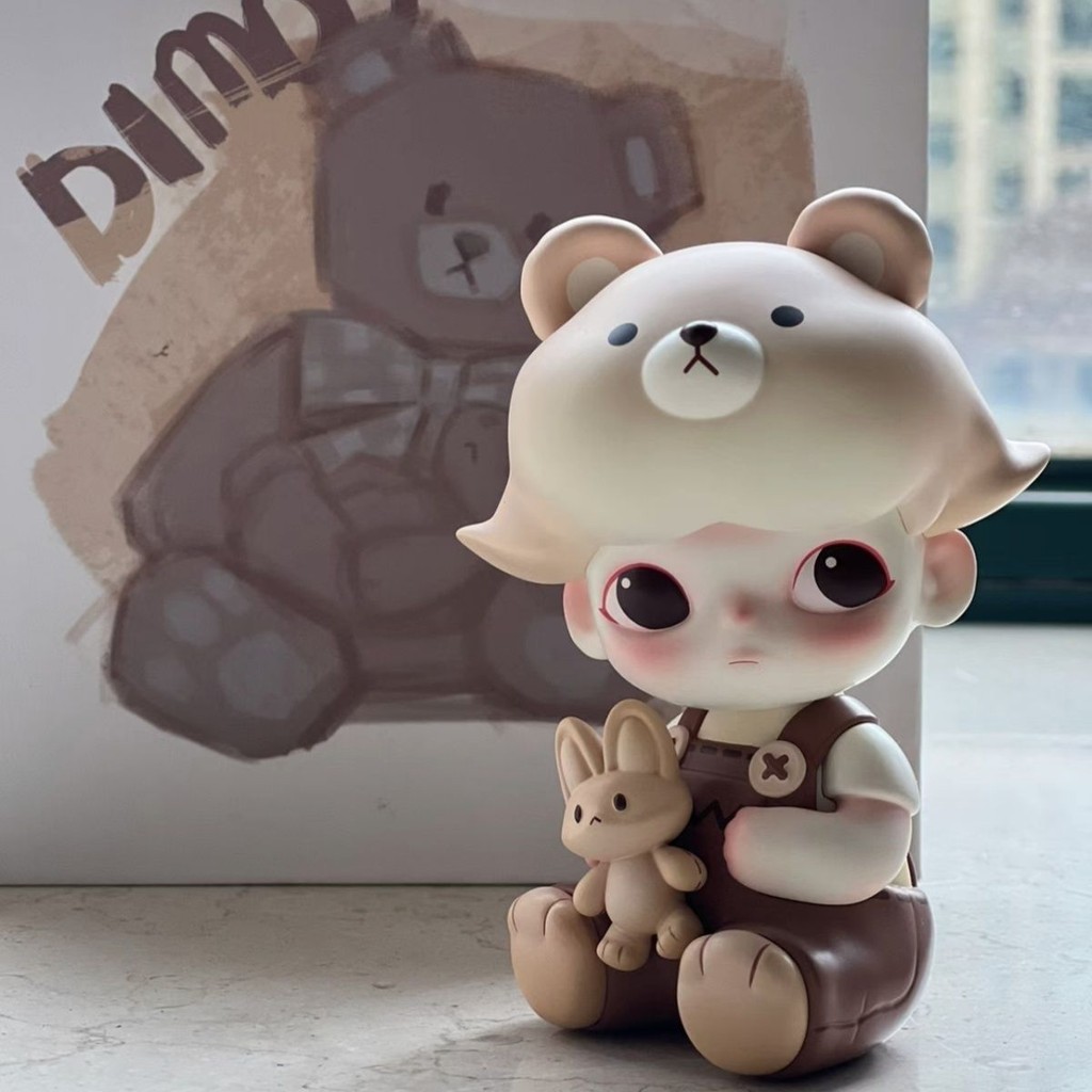 POP MART Dimoo Hug Bear Medium มีกล่องและมีการ์ด (Replica) | Shopee ...