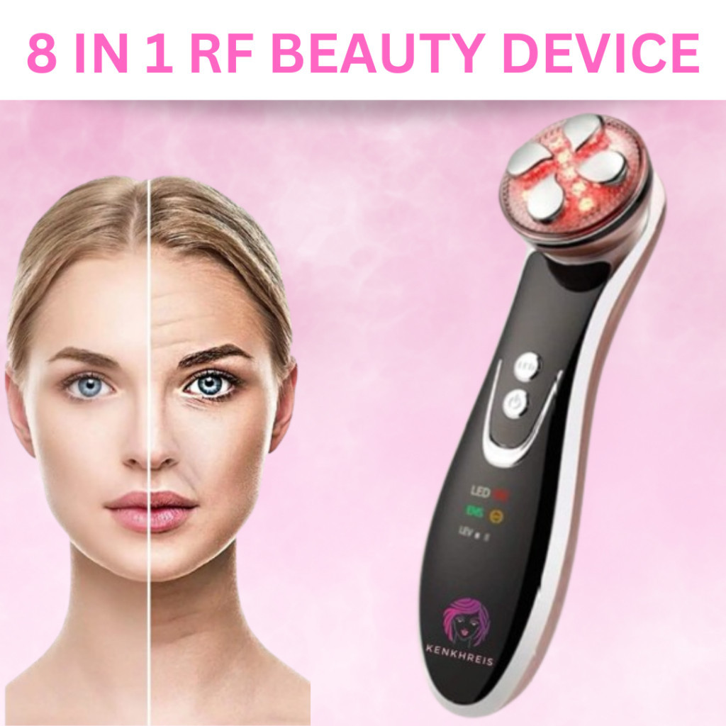 8 in 1 Multipolar Facial RF Machine คอลลาเจน Photon กระตุ้น EMS LED ...