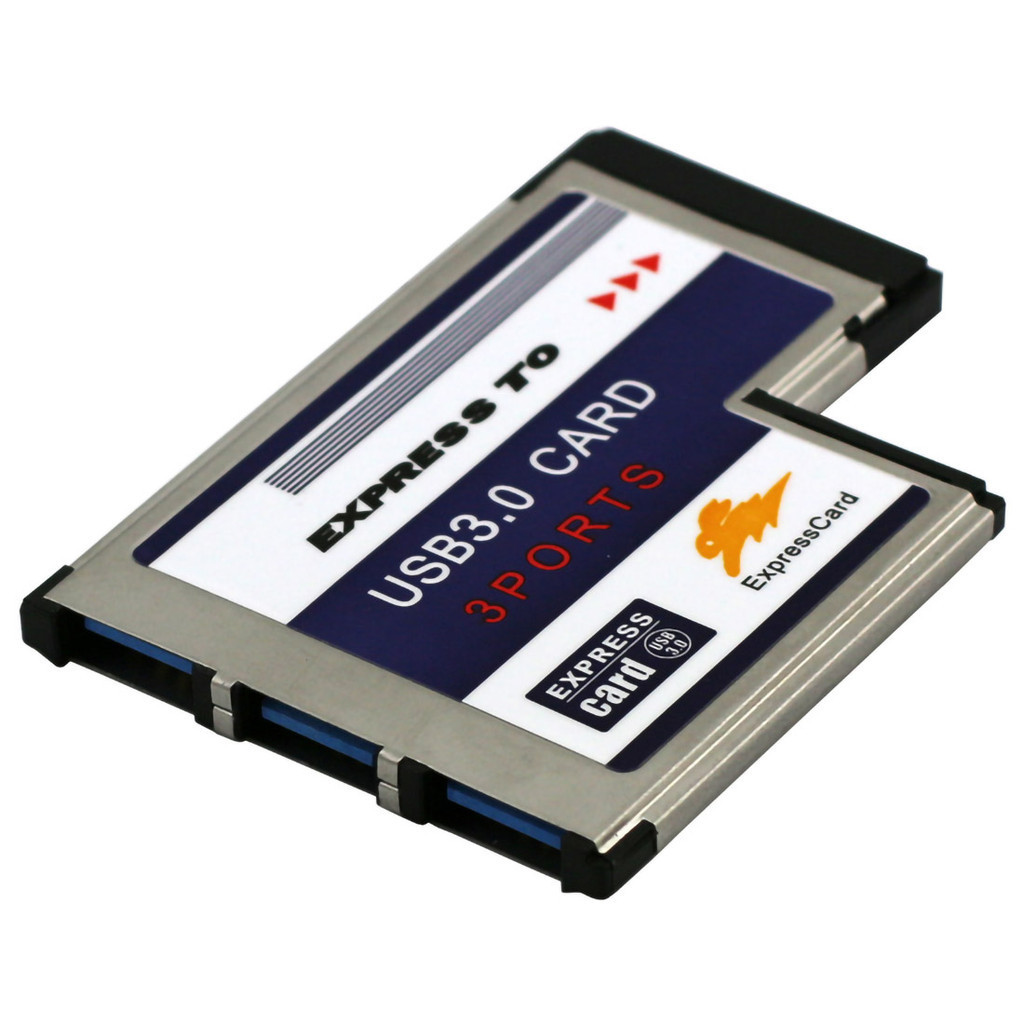 Jmt อะแดปเตอร์แปลง 3 พอร์ต USB 3.0 เป็น Expresscard 54 มม. USB3.0 ...