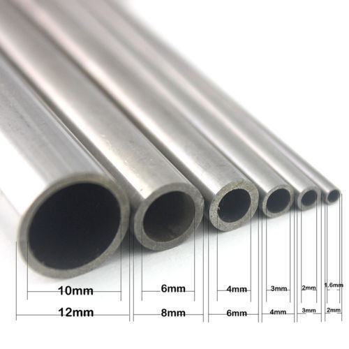 304 Stainlesss Steel Capillary Tube Length 250mm Dia 3 2 4 3 6 4 8 6 12