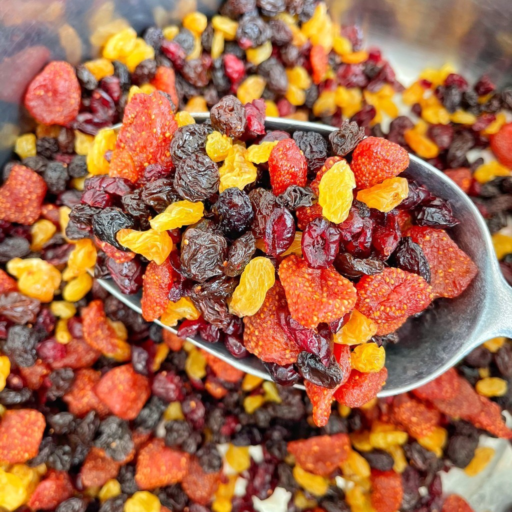 ถุงใหญ่ 500g.-1kg. Berry Mix เบอรรี่มิกซ์ 4 ชนิด สตรอเบอรี่ แครนเบอรี่ ...