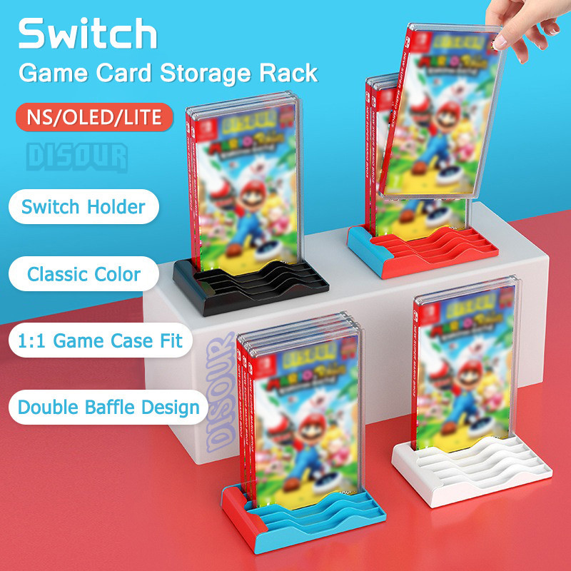 สําหรับ Nintendo Switch Desktop Card Box Holder Cassette Storage Rack ...