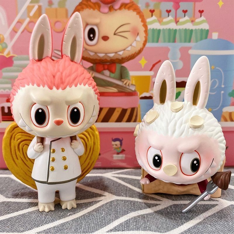 อย่างเป็นทางการของแท้ labubu Elf ชุดขนมตุ๊กตาของขวัญ popmart Official ...