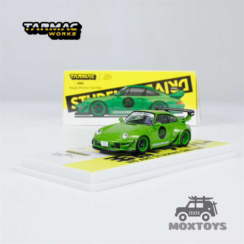 Tarmac Works 1 RWB 993 Rough Rhythm Fuel Fest Student Driver Green ...