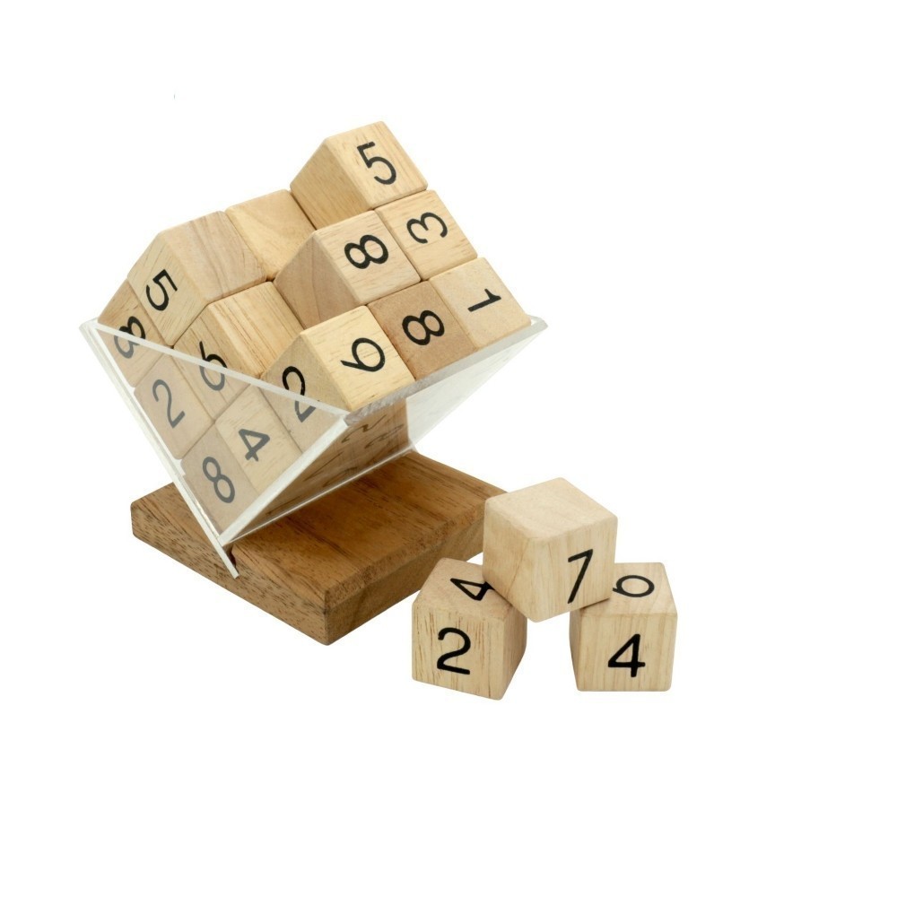 [โค้ดMallลดเพิ่ม10%]HB3F เกมส์ไม้ Sudoku Cube Wooden Puzzle ปริศนาเกมส์ ...