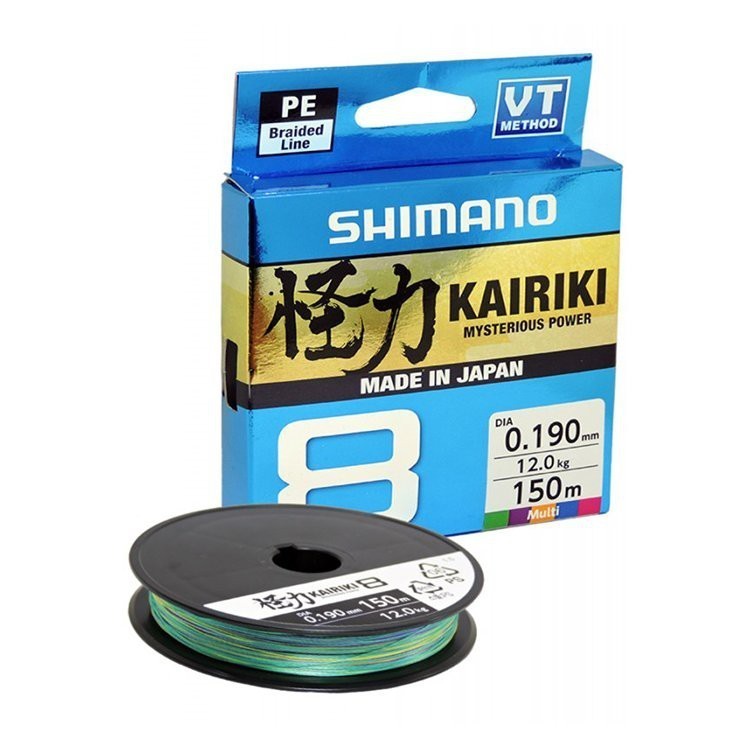 สาย PE SHIMANO KAIRIKI X8 150 เมตร Multicolor สายถัก 8ความยาว 150 เมตร | Shopee Thailand