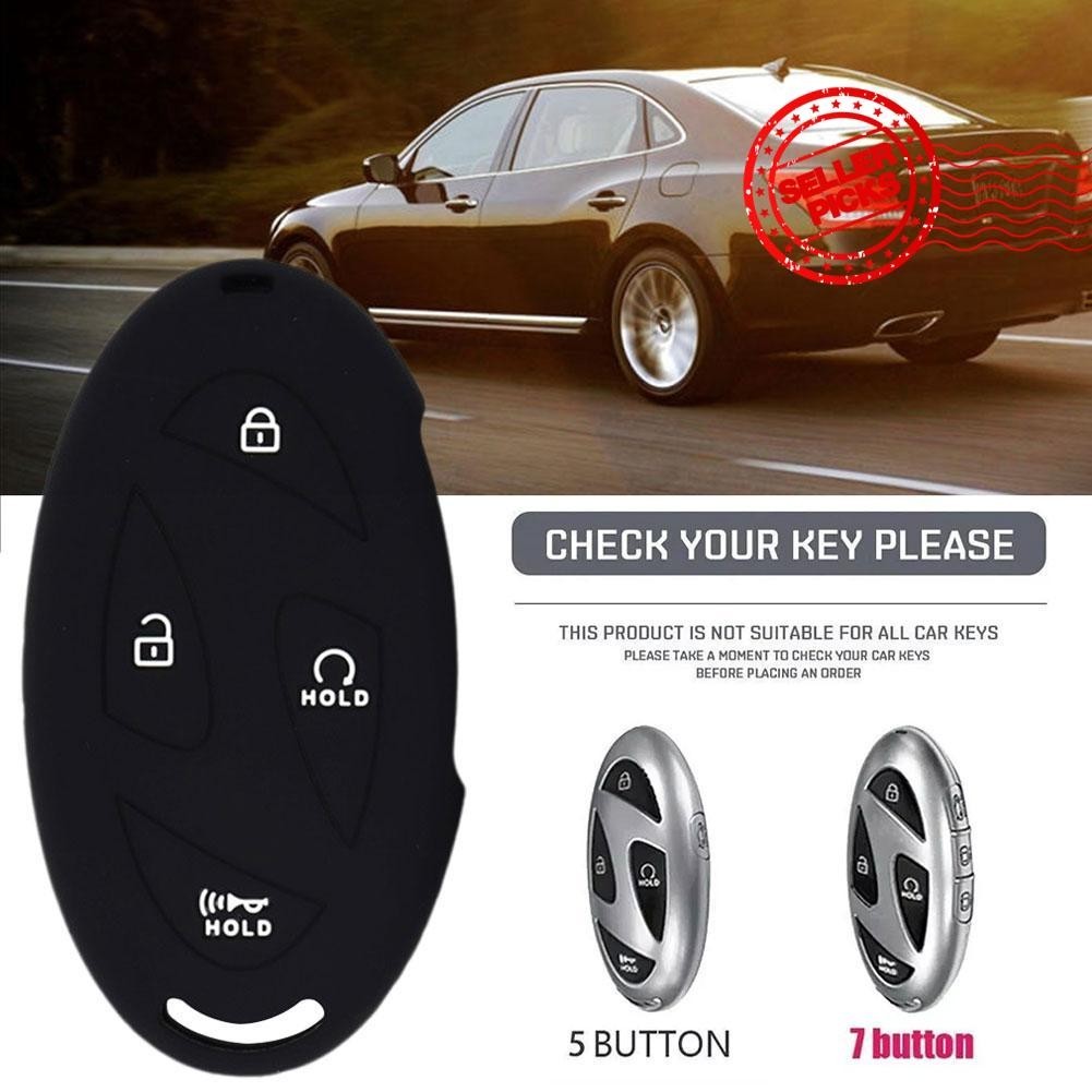 ซิลิโคนกุญแจรถสําหรับ Hyundai Moden ใช้งานร่วมกับใหม่ Kona S Ioniq 6 Gn7 Grand Prix Fob Shell ...