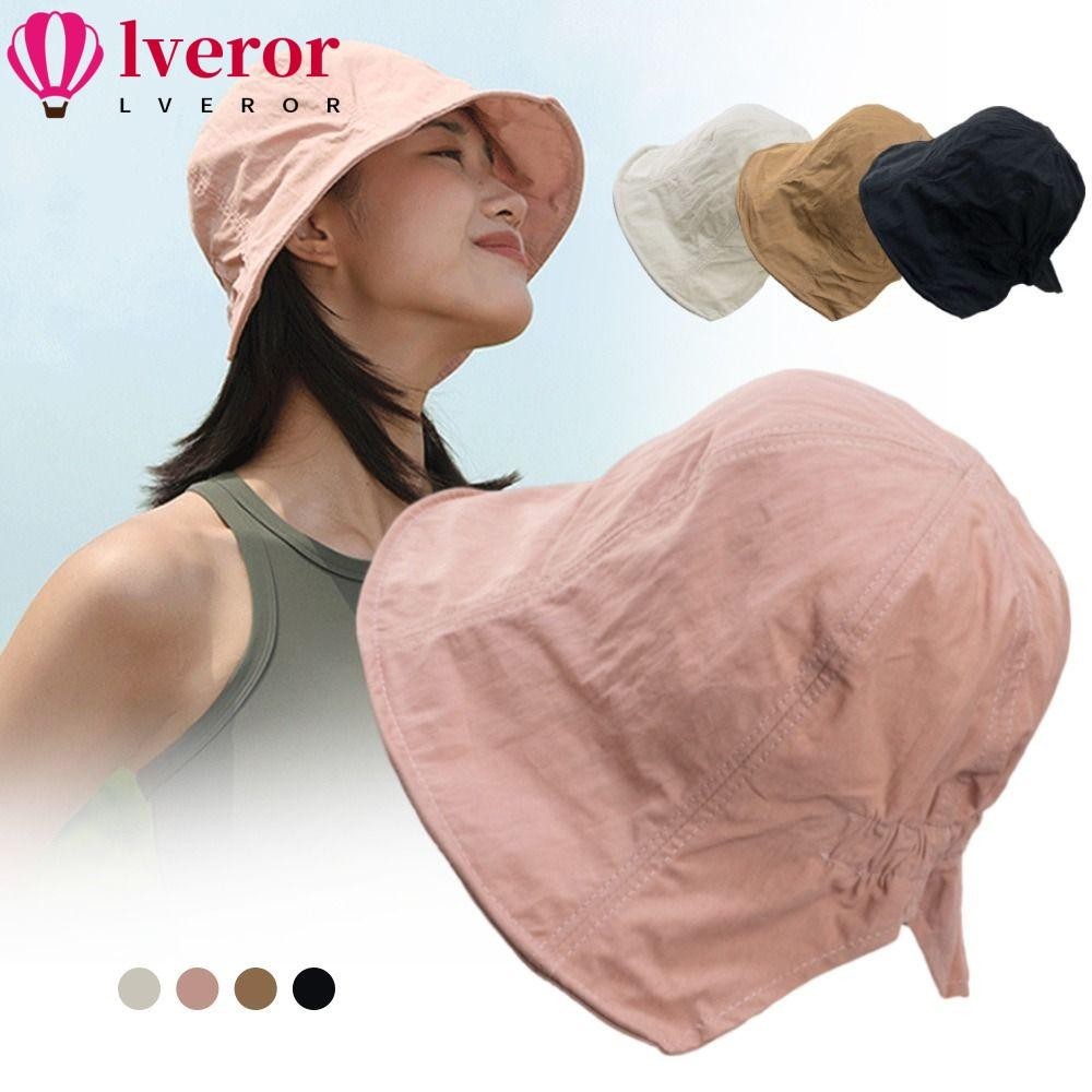 หมวกกันแดด LVEROR, หมวกชาวประมงป้องกันรังสียูวีแบบแห้งเร็ว, หมวกปานามาแบบสบาย ๆ หมวก กระบังหน้า ...