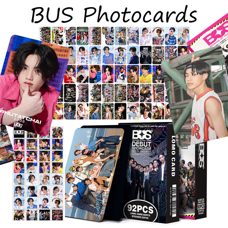 Lomo Card BUS Photocards BUS สติกเกอร์ไทยยอดนิยมชาย Idol Photocard ...