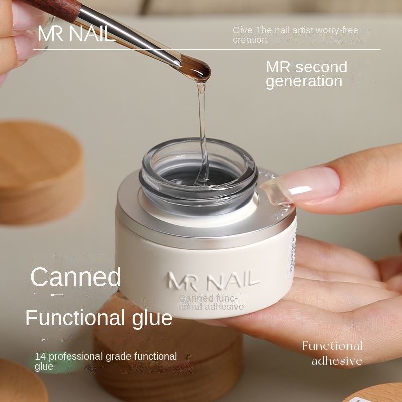 Mr NAIL ก่อสร้างกาวเล็บเฉพาะฐานกาวปิดผนึกชั้นเล็บกาวกาวกระป๋องFunctional กาว Shaping Sticky ...