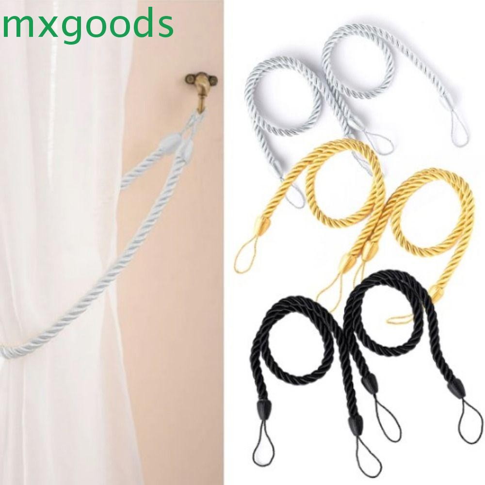 Mxgoods 2 ชิ้นผ้าม่านทอ Tiebacks, หรูหราใช้งานง่ายผ้าม่านเชือกผูก,แฟชั่น Handmad Ins สไตล์ผ้า ...