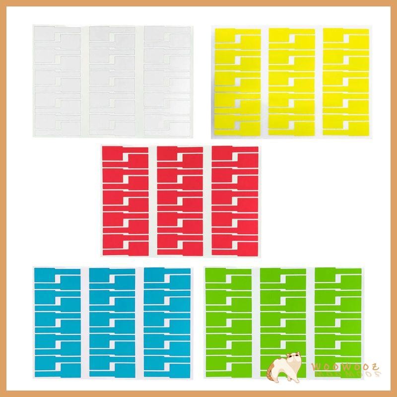 Woow 30xSelf-Adhesive Cable Label Identification Tags สําหรับ ...