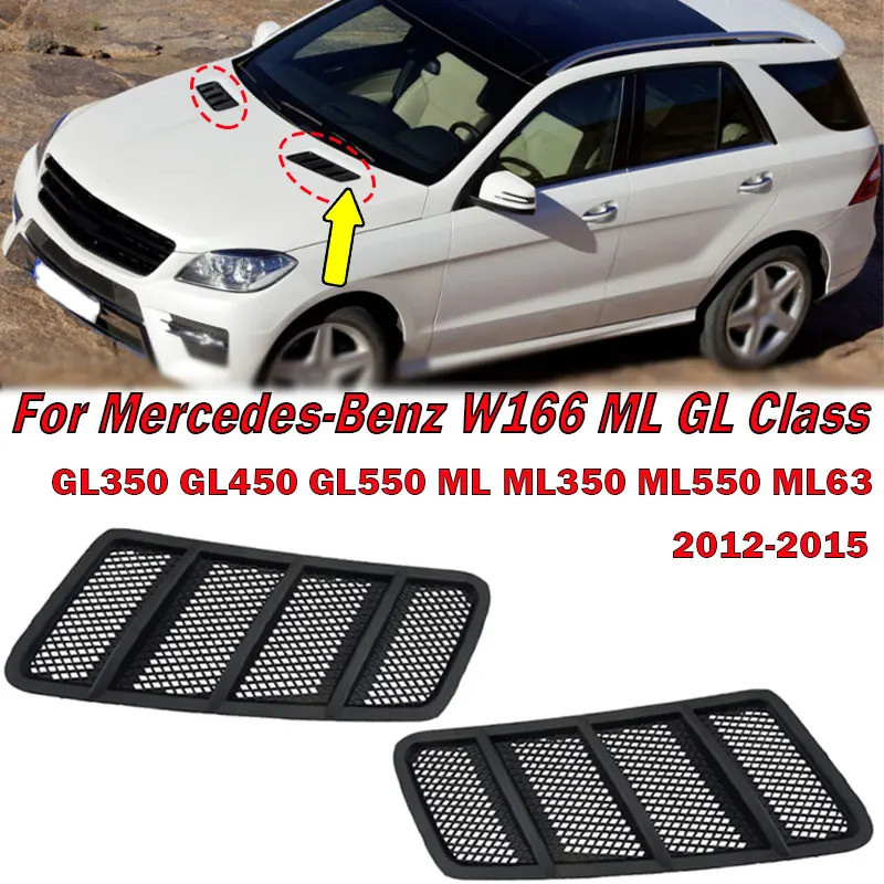 ฝาครอบช่องระบายอากาศสำหรับรถ Mercedes-Benz W166 ML GL Class GL350 GL450 ...