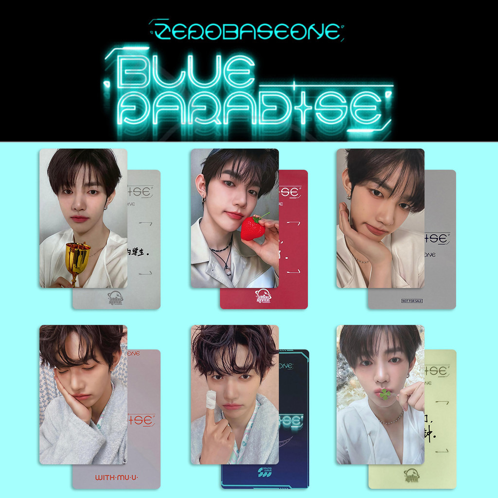 Kpop Idol ZB1 Zhang Hao BLUE PARADISE โฟโต้การ์ด | Shopee Thailand