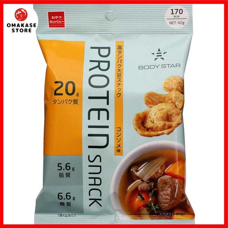 [Official] Snack Company BODYSTAR Protein Snack Consomme Flavor 42g x ...