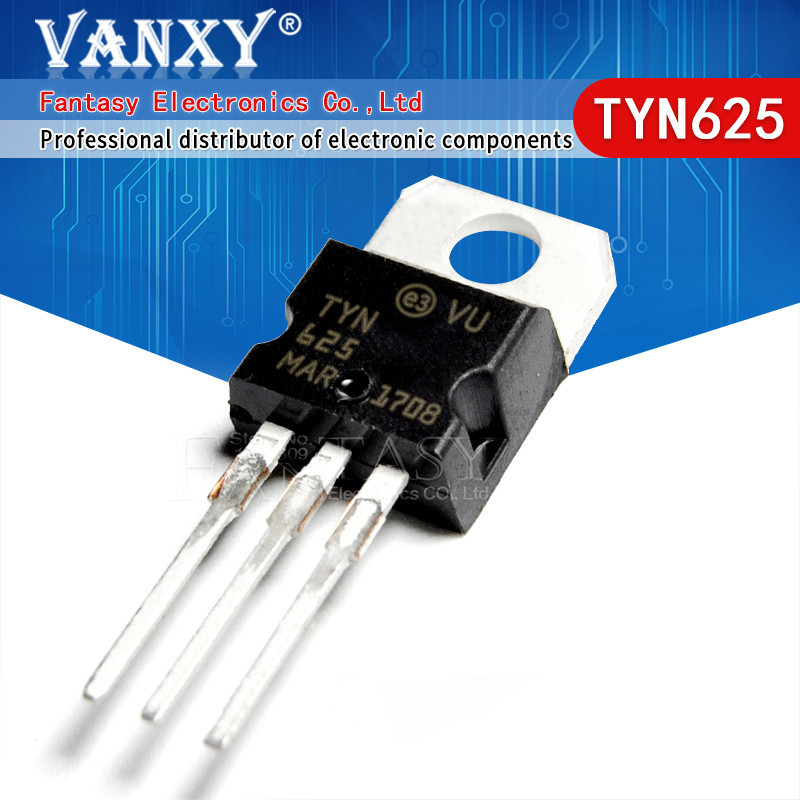 10pcs TYN625 TO-220 TYN625RG TYN610 TYN610 TYN612 TYN208 TYN412 TYN812 TYN840 TYN825 TYN816 ...