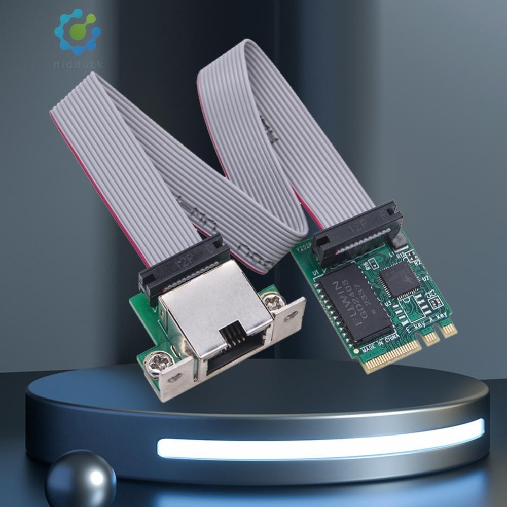การ์ดเครือข่าย M.2 2.5G M.2 A+E to Gigabit Ethernet Card พอร์ตเดียว ...