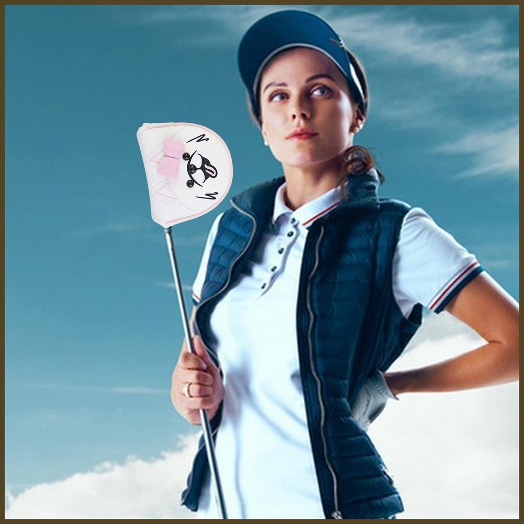 Putter Cover Mallet Putter Cover การ ์ ตูน Club Head Protector Magnetic ...