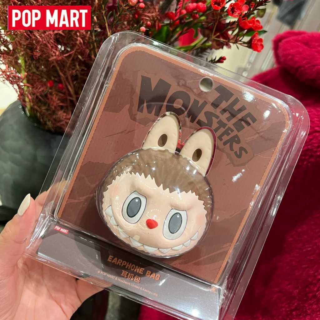 Pop Mart LABUBU Originals-Brown กระเป ๋ าหูฟังซิลิโคน | Shopee Thailand