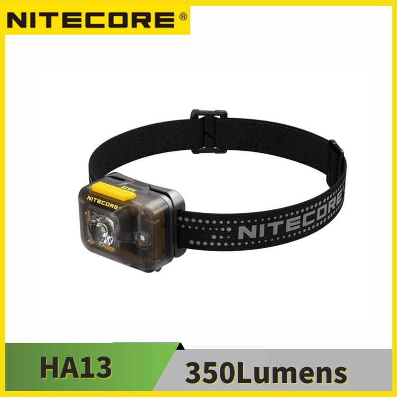 Nitecore HA13 Max 350Lumens ไฟหน้า ขนาดกะทัดรัด น้ําหนักเบา รวมแบตเตอรี่ AAA 3 ก้อน | Shopee ...