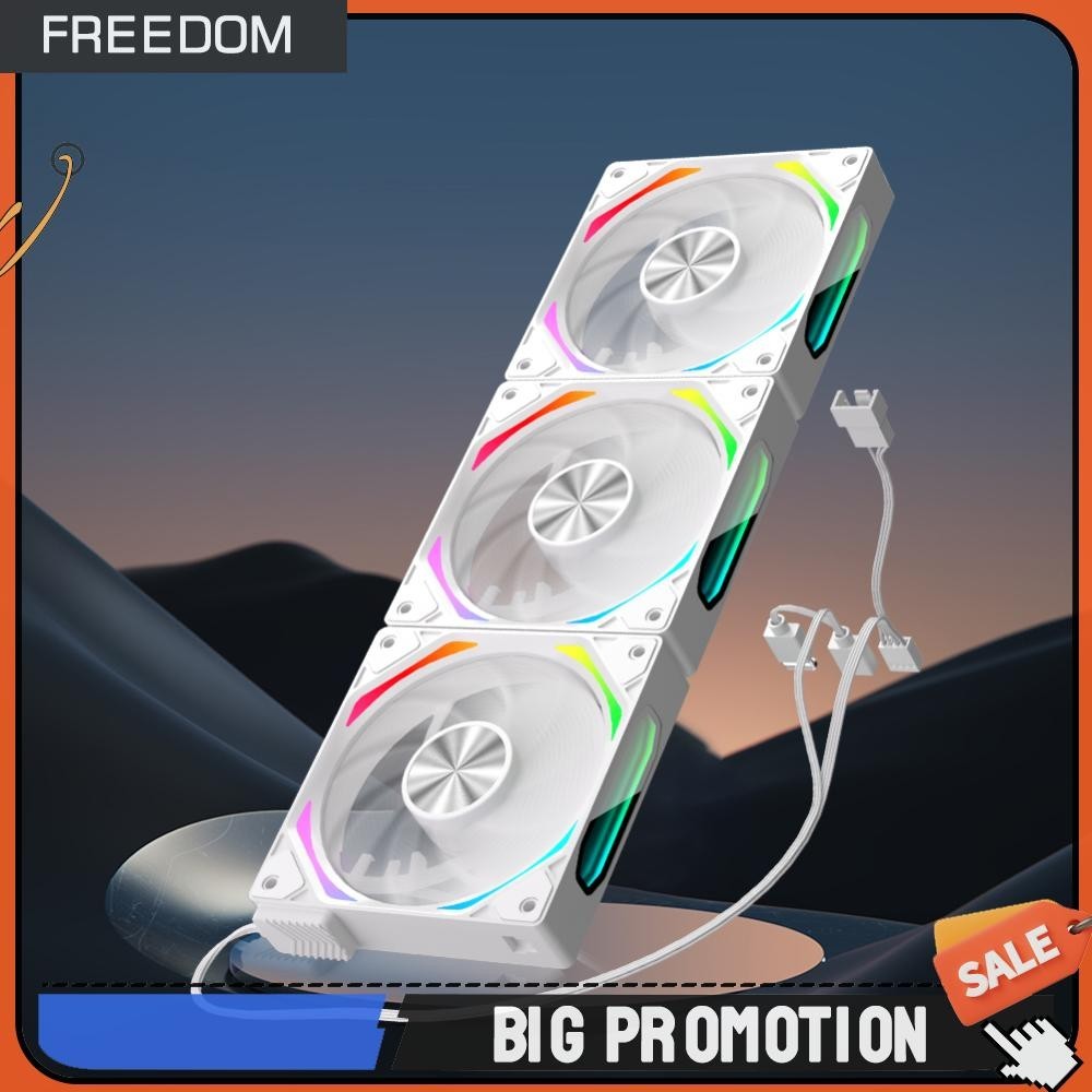 Magic Block Fan 120mm Case Fan ARGB Mirror Cycle Light Effect PWM PC ...