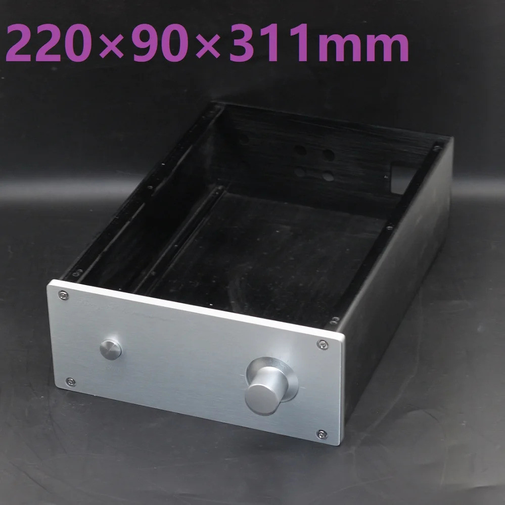 W220 H90 D311 DIY JC229 DAC ถอดรหัสแชสซีเครื่องขยายเสียงแหล่งจ่ายไฟ ...