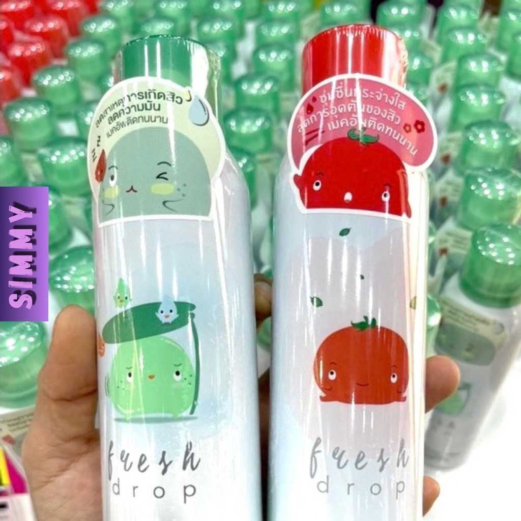 Fresh drop Pure mineral spray 150ml สปรบำรุงผิวหน้า ช่วยลดแบคทีเรีย ...