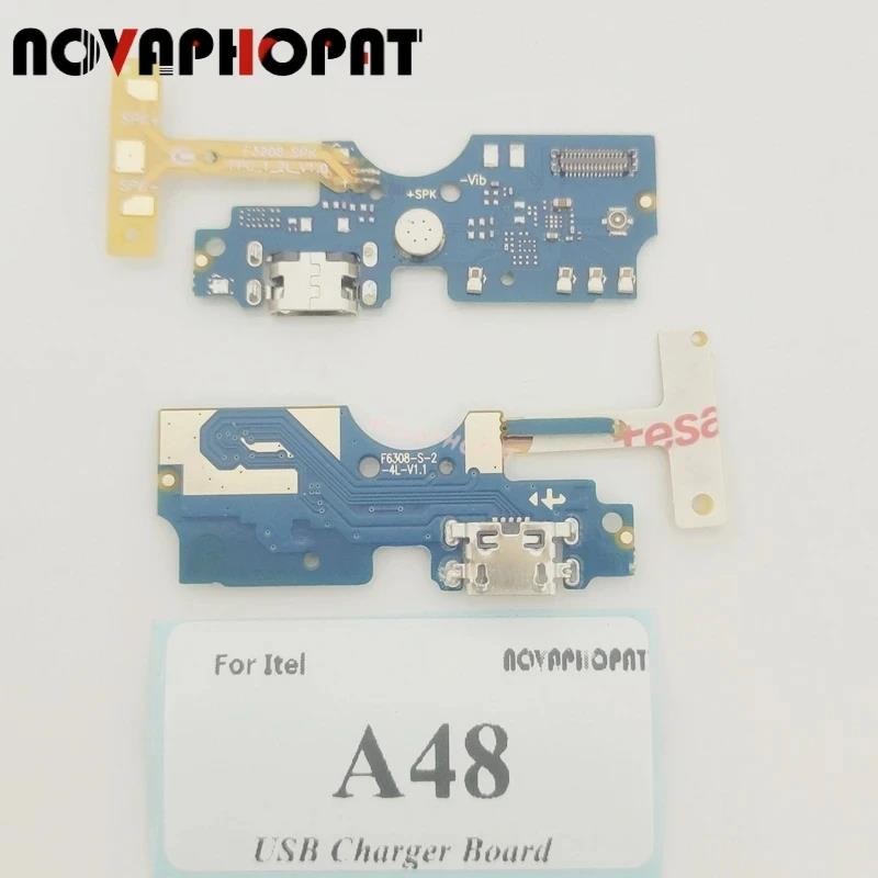 Novapat สําหรับ Itel A48 L6006 USB Dock Charger พอร์ตปลั๊กแจ็คไมโครโฟน ...