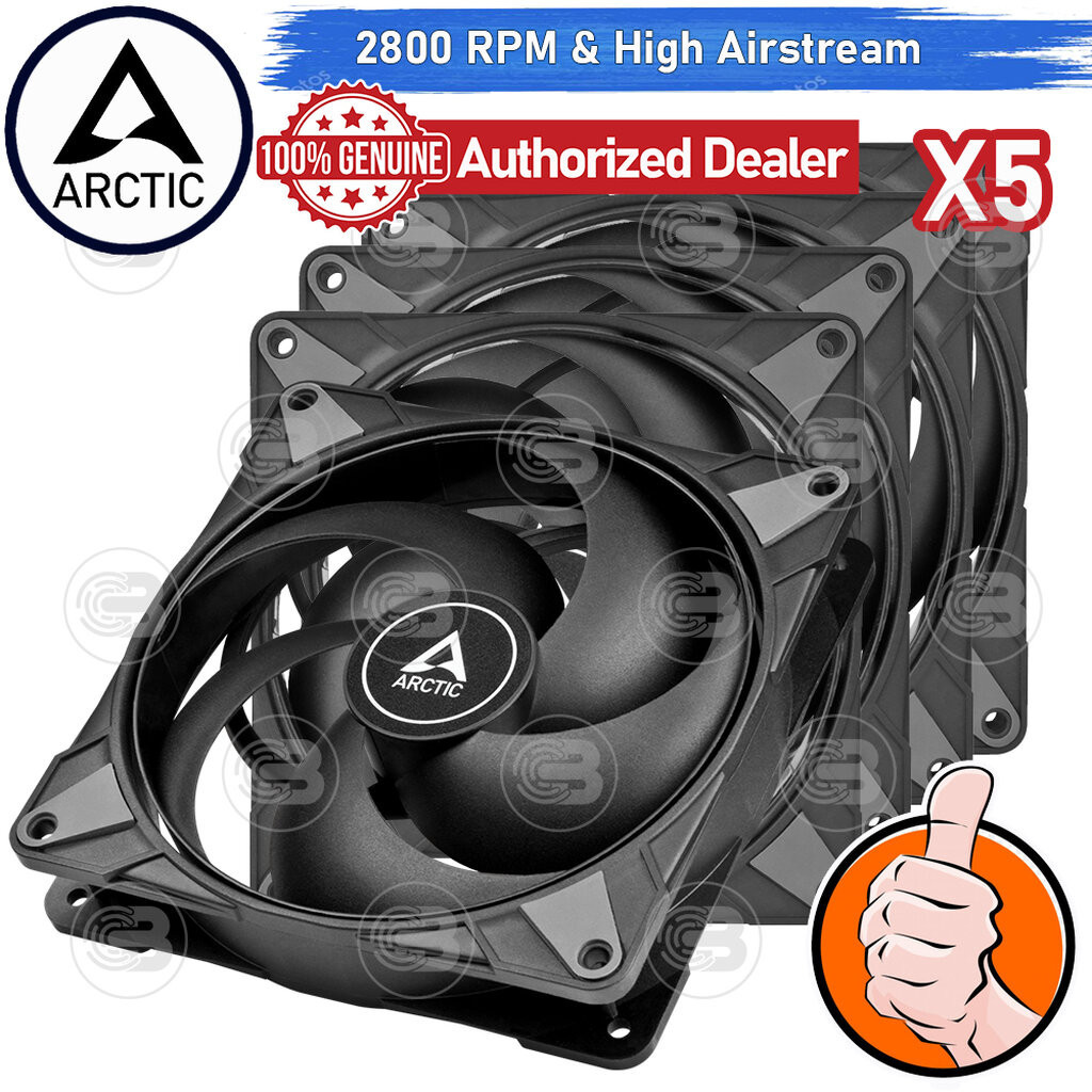 [CoolBlasterThai] ARCTIC P14 Max Black 2800 RPM (size 140 mm.) X5 Value ...