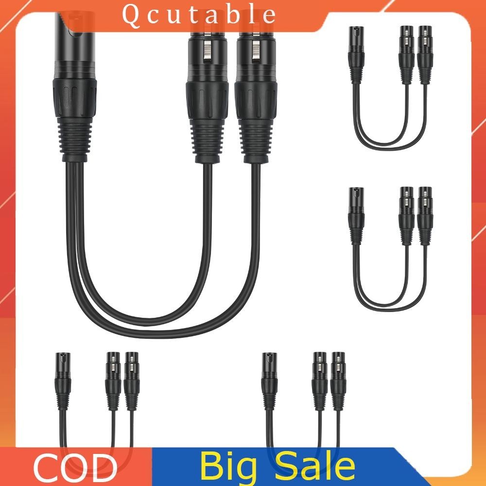 5 ชิ้น 0.3M XLR Y-Splitter สาย XLR ชายคู่หญิง XLR Mic Combiner สาย Y | Shopee Thailand