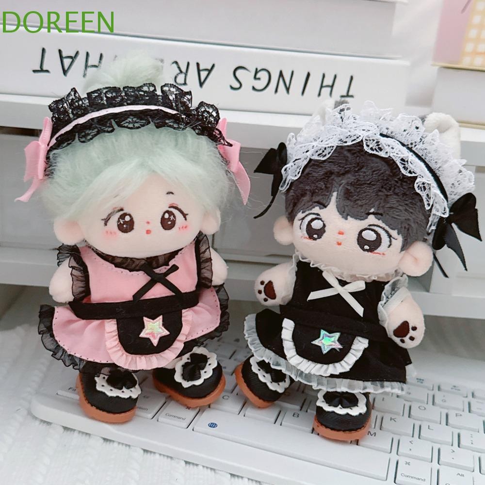 Doreen Labubu Time Doll เสื้อผ้า, Star Apron ชุดแม่บ้าน 17 ซม. Labubu ...