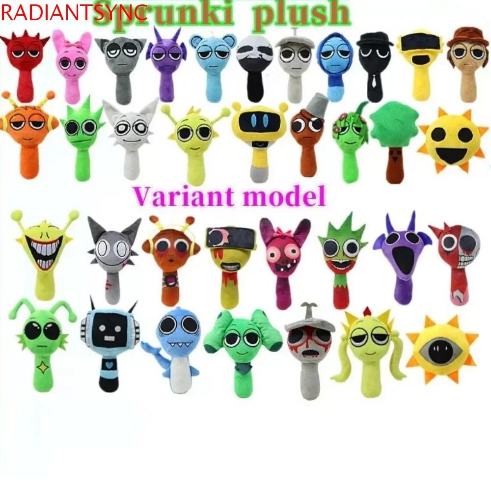 Radiantsync Sprunki ของเล่นตุ๊กตา, บทบาทรุ่น PP ผ้าฝ้าย Sprunki จี้ Plush, สีลูกกวาด Kawaii ...