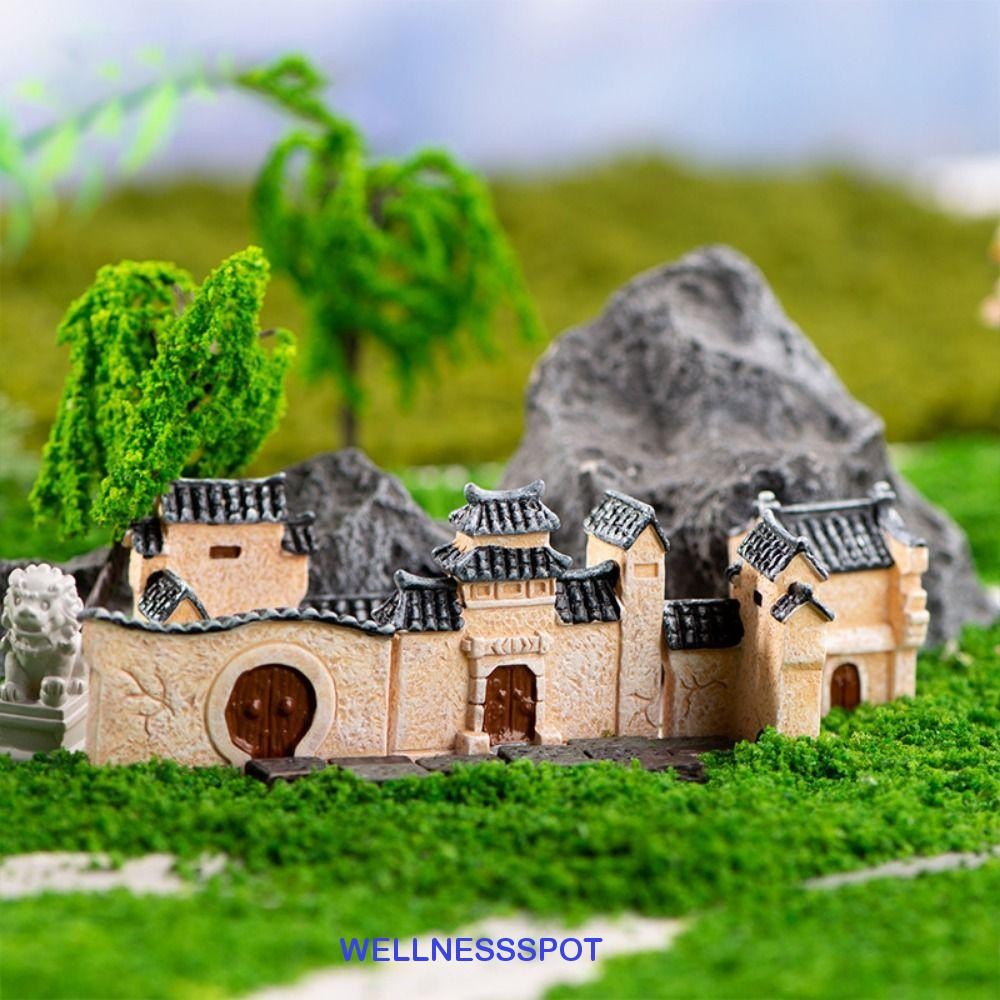 Wellnessspot Mini Old City Gate, บ้านเรซินขนาดเล็กสไตล์จีน, โมเดลบ้าน ...