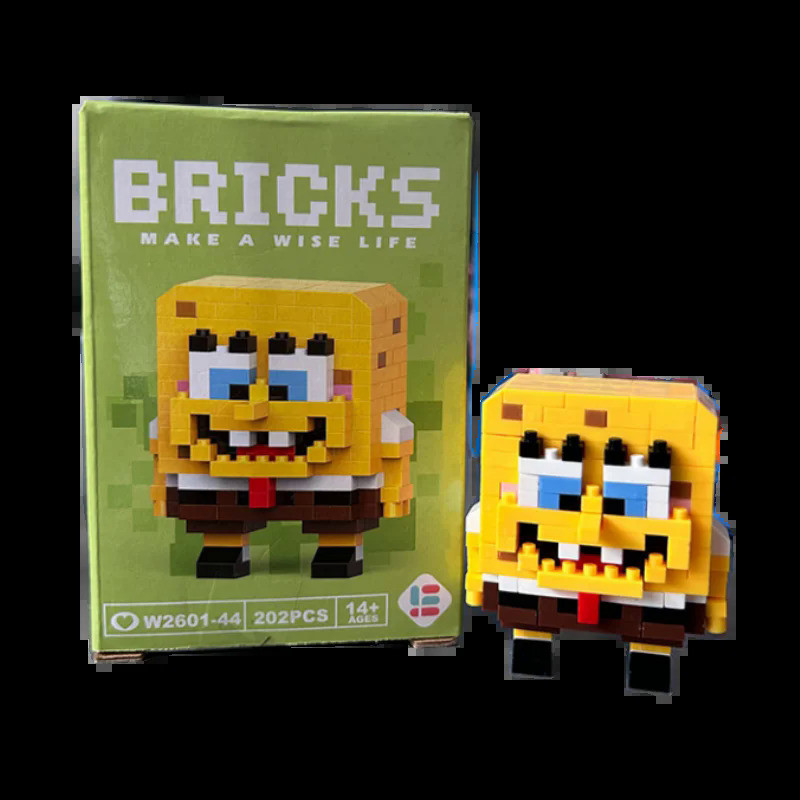 SpongeBob SquarePants Cartoon Micro particles Mini Building Block City ...