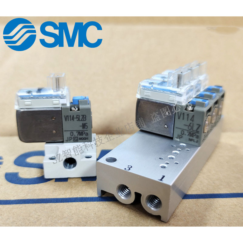 Smc Solenoid วาล ์ ว V114-5LZ/V114-5LZB-M5 V114A-5LOU5MOU V114T-5MOZ ...